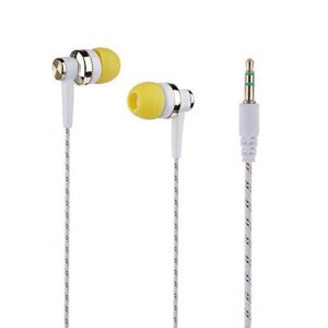 Earphones, Earbuds Heavy Bass Stereo Plastic Games Headset for Walking - Black