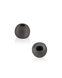 palovue silicone eartips eargels earpads ear tips black (black)