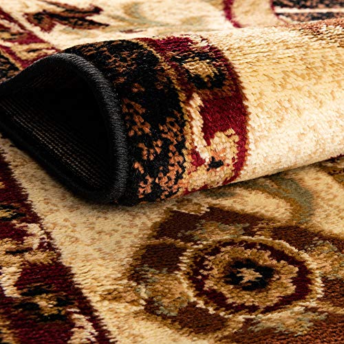 Rugs.com Pioneer Collection Rug – 4' x 6' Black Medium-Pile Rug Perfect for Living Rooms, Large Dining Rooms, Open Floorplans