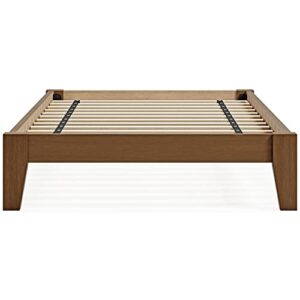 Signature Design by Ashley Tannally Modern Wood Youth Platform Bed Frame, Twin, Light Brown