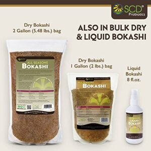 All Seasons Bokashi Compost Starter 5 lbs (2 Gallon) - Dry Bokashi Bran for Kitchen Compost Bin - Compost Food & Pet Waste Quickly & Easily with Low Odor by SCD Probiotics