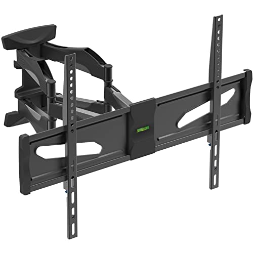 Full Motion TV Wall Mount for Most 40-75 Inch TVs, TV Mount with Dual Swivel Articulating Arms Extension Tilt Rotation and 6 Cable Management, Max VESA 600x400mm, Holds up to 99 lbs