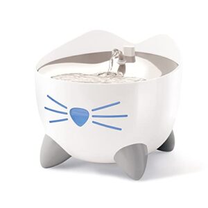 catit pixi smart water fountain – automatic cat drinking fountain with uv-c clarifier light and app support