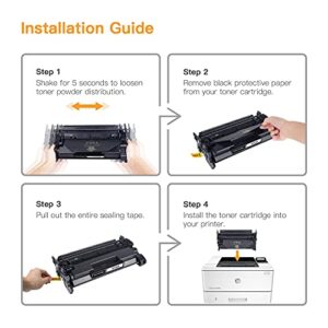 E-Z Ink (TM Compatible Toner Cartridge Replacement for HP 26X CF226X 26A CF226A to use with M402d M402dn M402dw M426fdw M426fdn M426dw Printer Tray (Black, 2 Pack)