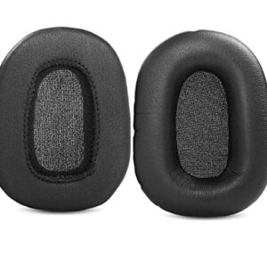 VEKEFF Replacement Cushion Ear Pads Kit for BlueParrott B450-XT Bluetooth Headset (Black PU)