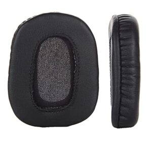 VEKEFF Replacement Cushion Ear Pads Kit for BlueParrott B450-XT Bluetooth Headset (Black PU)