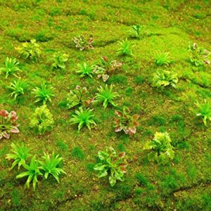 90pcs Mini Model Trees Plants Flowers Green Shrubs Bush Model, Aritificial Plants Model Train Scenery Architecture Flower Model Scenery