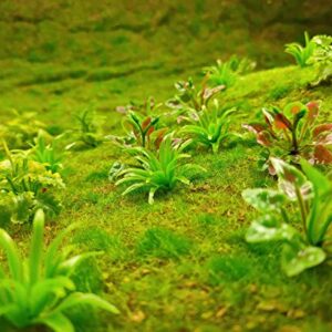 90pcs Mini Model Trees Plants Flowers Green Shrubs Bush Model, Aritificial Plants Model Train Scenery Architecture Flower Model Scenery