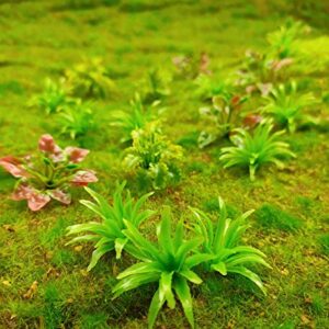 90pcs Mini Model Trees Plants Flowers Green Shrubs Bush Model, Aritificial Plants Model Train Scenery Architecture Flower Model Scenery