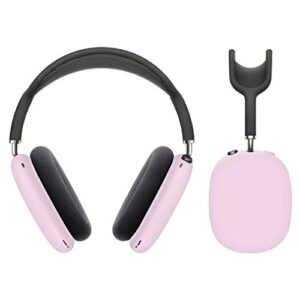 zotech silicone protective cover, soft earcup cushions case for airpods max (pink)