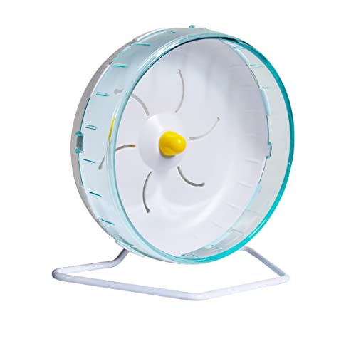 Aucks Silent Hamster Exercise Wheels 6.9 inch Stand Silent Spinner for Hamster Gerbils, Mice，Other Small Animals