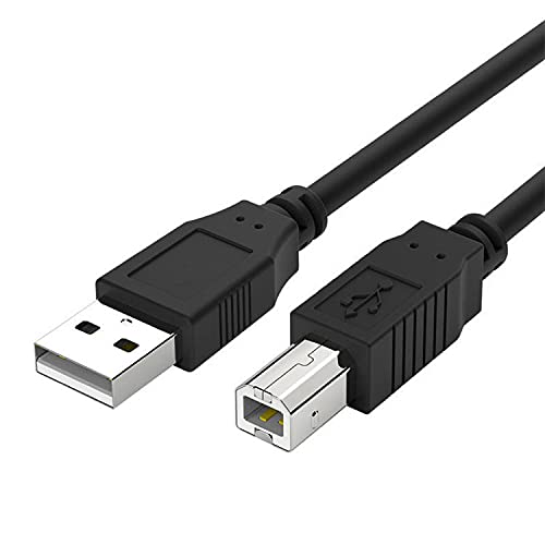 Deskjet Cable for Printer DeskJet 2755 Printer Cable Compatible with HP DeskJet 2722 2755 3630 3755 3752,DeskJet Plus 4155,OfficeJet 3830,4650,5255,5260 USB Printer Cable 10 FT