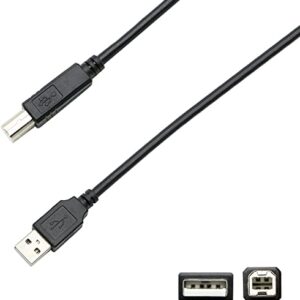 Deskjet Cable for Printer DeskJet 2755 Printer Cable Compatible with HP DeskJet 2722 2755 3630 3755 3752,DeskJet Plus 4155,OfficeJet 3830,4650,5255,5260 USB Printer Cable 10 FT