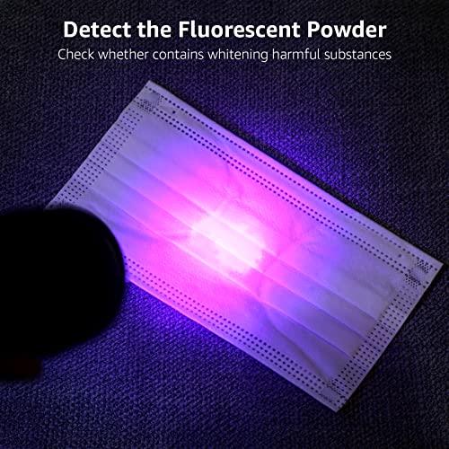 LE UV Flashlight Black Light, 51 LED UV Light Handheld Blacklight, 395nm Detector for Pet Urine, Stains, Bed Bug and Scorpions, Battery Not Included