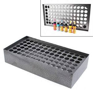 LOYALHEARTDY Tattoo Ink Bottle Holder,78 Holes Metal Ink Vertical Display Stand Organizer Tattoo Ink Bottles Nail Polish Holder Holder Ink Display Stand Organizer for Tattoo Inksnail Polish Bottles