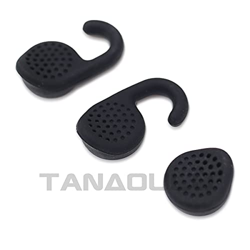 New 3pcs Gel Ear Bud Earbuds tip + 2pcs Ear Hook Loop earhooks Replacement for Jabra EASYCALL EASYGO Clear USA Cell Phones Parts