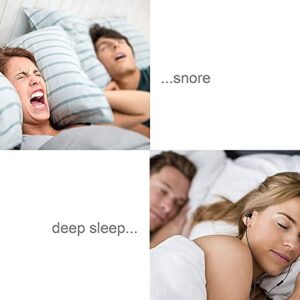 Sleep Earbuds Sleeping Noise Isolation Headphones with Unique Fully Soft Silicone Earplug,Sleep Earphones with Mic,Perfect for Sleeping,Insomnia,Side Sleeper,Snoring,Air Travel VZ SPORT MATE