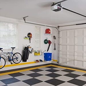 GarageTek Heavy Duty PVC Garage Slatwall | 8ft x 1ft TekPanel (6-Pack) | Garage Organizer Hanging System