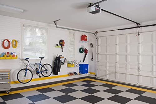 GarageTek Heavy Duty PVC Garage Slatwall | 8ft x 1ft TekPanel (6-Pack) | Garage Organizer Hanging System