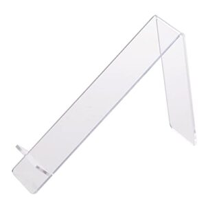 4 pcs acrylic shoe display stands detachable shoe rack holder for shop store mall, transparent