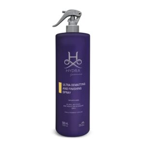 hydra professional ultra dematting and finishing spray for dogs and cats, suitable for pets with long hair