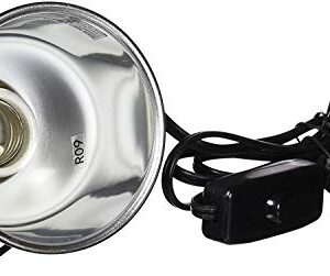 Zoomed Nano Dome Light Fixture for Reptiles - Includes Attached DBDPet Pro-Tip Guide (40w Max)