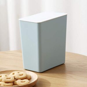 Dustbin Mini Solid Color Desktop Dustbin Trash Can Kitchen Worktop Rubbish Holder Bin