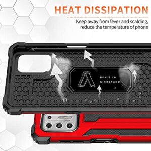 DAWEIXEAU Case for Moto G Stylus 2021,Heavy Duty Rugged Shockproof Protective Cover Case for Moto G Stylus 2021 (Red)