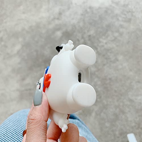 VARWANEO Case for Airpods Pro, Soft PVC 3D Cute Funny Fun Cartoon Ghost Busters Design Kawaii Airpods Cover Case with Keychain, Cool for Kids Teens