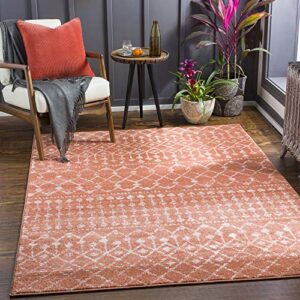 artistic weavers elsie global bohemian area rug, 5 ft (3 in) x 7 ft (3 in), burnt orange