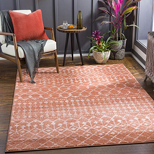 Artistic Weavers Elsie Global Bohemian Area Rug, 5 ft (3 in) x 7 ft (3 in), Burnt Orange