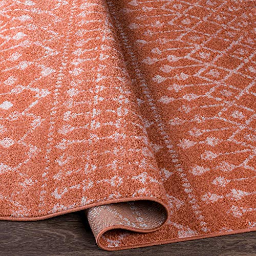 Artistic Weavers Elsie Global Bohemian Area Rug, 5 ft (3 in) x 7 ft (3 in), Burnt Orange