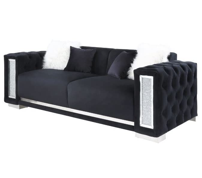 Acme Furniture Trislar Sofas, Black