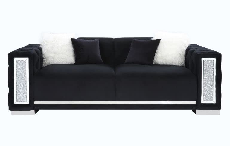 Acme Furniture Trislar Sofas, Black