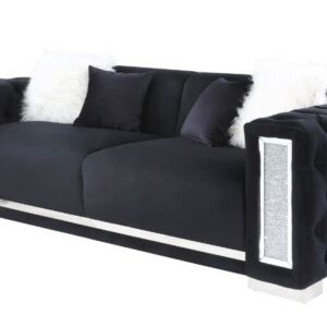 Acme Furniture Trislar Sofas, Black