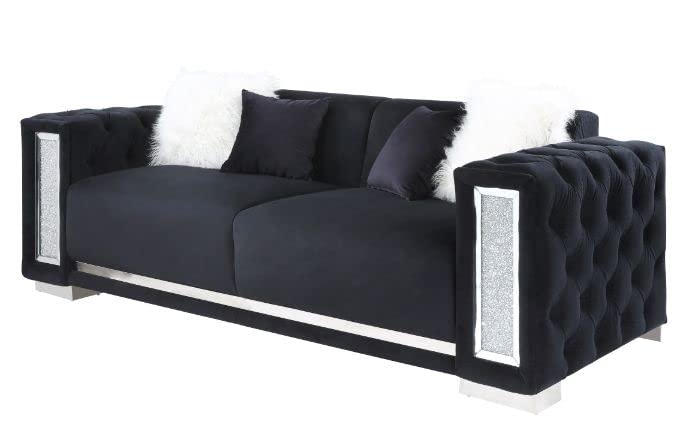 Acme Furniture Trislar Sofas, Black