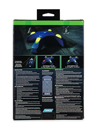 Camco Wireless RV EZ Level | Provides a Fast & Easy Way to Level Your RV | Smartphone Compatible | Easy Operation, Blue (25507)