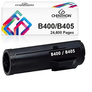 chenphon compatible toner cartridge replacement for xerox versalink b405 b400 b400dn b400n b405dn 106r03584, extra high yield black 24,600 pages toner, 1-pack