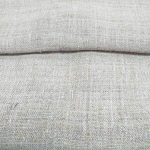 Hemp Handwoven Fabric by Planet Green-400 GSM Natural Color, Handloom Hemp Fabric, Sustainable Himalayan Hemp Fabric, Bulk Price, Width 75 cm and Length 1 Meter