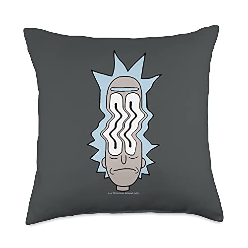 Rick and Morty Rick Waves Throw Pillow, 18x18, Multicolor