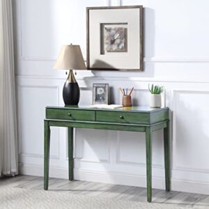 Acme Furniture Manas Writing Desk, Antique Green