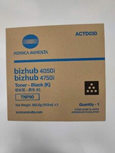 konica bizhub oem tnp90 black toner