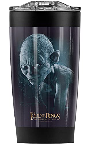 The Lord of the Rings Gollum Sneaking Stainless Steel Tumbler 20 oz Coffee Travel Mug/Cup, Vacuum Insulated & Double Wall with Leakproof Sliding Lid | Great for Hot Drinks and Cold Beverages