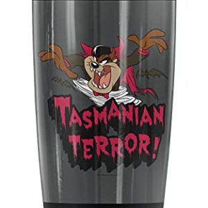 Logovision Looney Tunes Taz Terror Stainless Steel Tumbler 20 oz Coffee Travel Mug/Cup, Vacuum Insulated & Double Wall with Leakproof Sliding Lid | Great for Hot Drinks and Cold Beverages