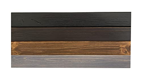 Joel's Antiques Floating Wall Shelf - 72-Inch Wood Decor & Long Shelf for Fireplace Mantel, Bookshelf, & Farmhouse - Wall-Mounted Rustic Stand, Wooden Hanging Display - Medium Brown, 72" x 6" x 2"