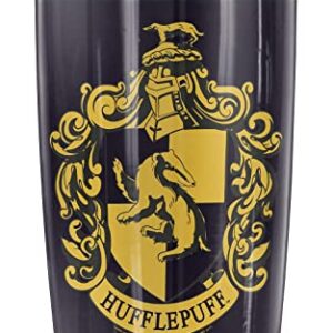 Logovision Harry Potter Hufflepuff Crest Stainless Steel Tumbler 20 oz Coffee Travel Mug/Cup, Vacuum Insulated & Double Wall with Leakproof Sliding Lid | Great for Hot Drinks and Cold Beverages