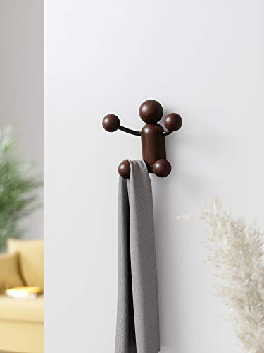 Umbra Woody Wall Hook Black/Walnut