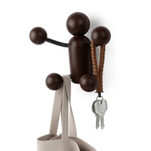 Umbra Woody Wall Hook Black/Walnut