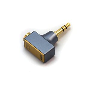 dd ddhifi all-new dj44c aluminum version 4.4mm balanced female to 3.5mm male headphone jack adapter, audio converter for your 4.4mm earphone/headphone