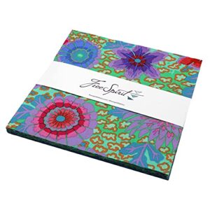 kaffe fassett classic 10" charm pack ocean 42pcs